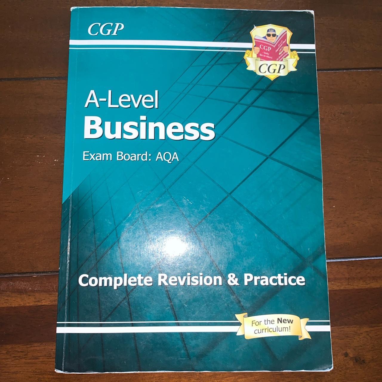 AQA A LEVEL BUSINESS TEXTBOOKS CGP AQA RRP both... - Depop