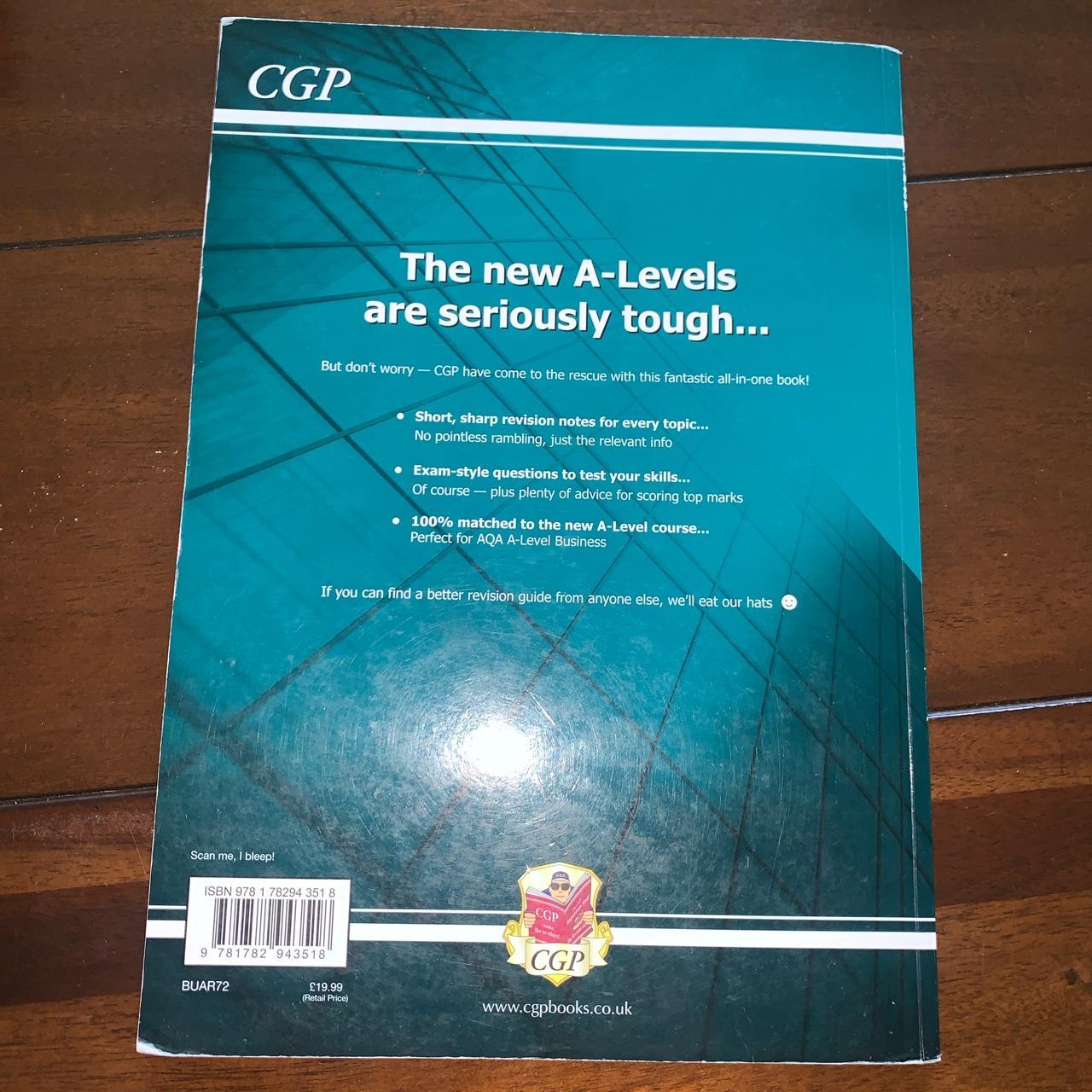 AQA A LEVEL BUSINESS TEXTBOOKS CGP AQA RRP both... - Depop