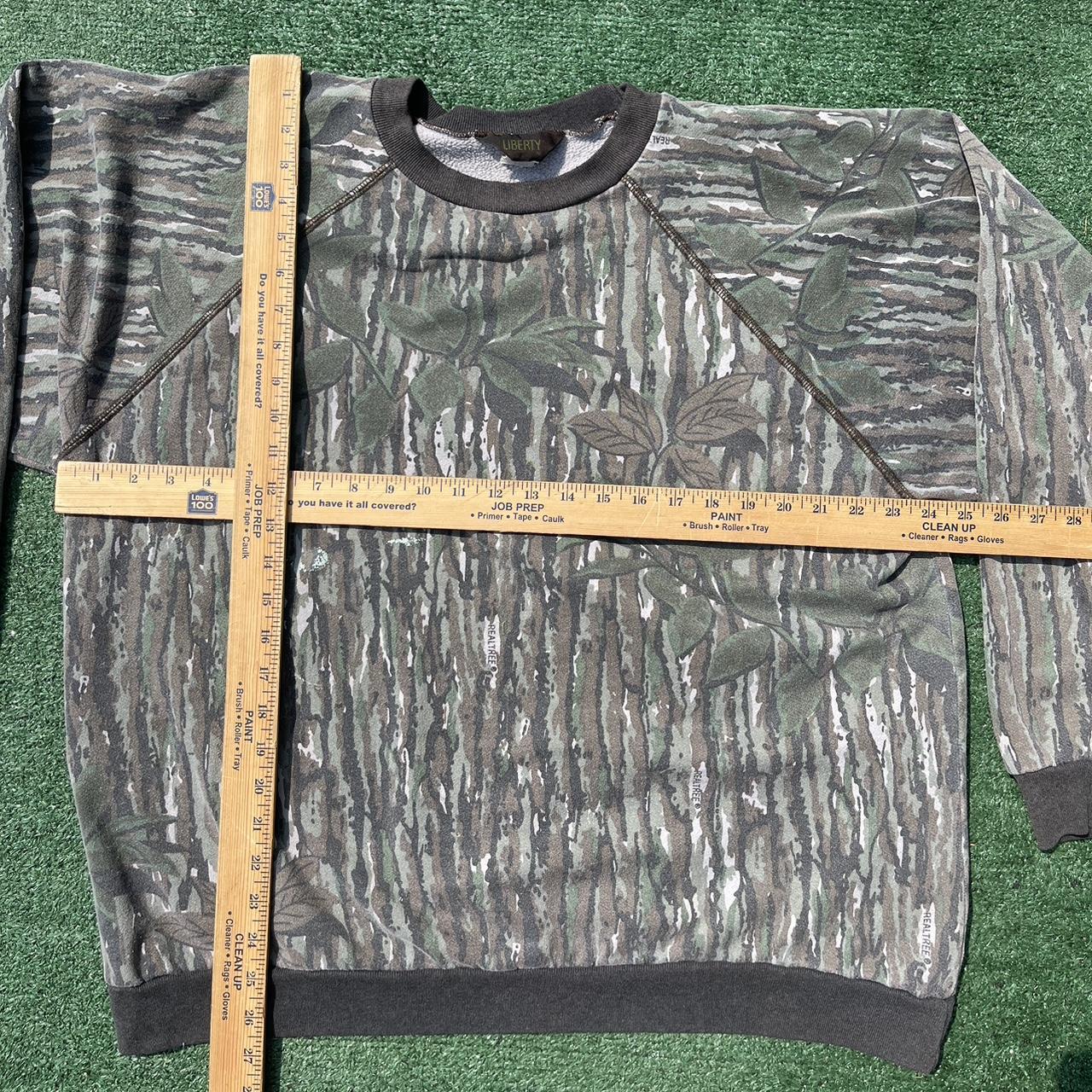 Vintage 70s-80s Liberty Camo Hunting Crewneck Size... - Depop