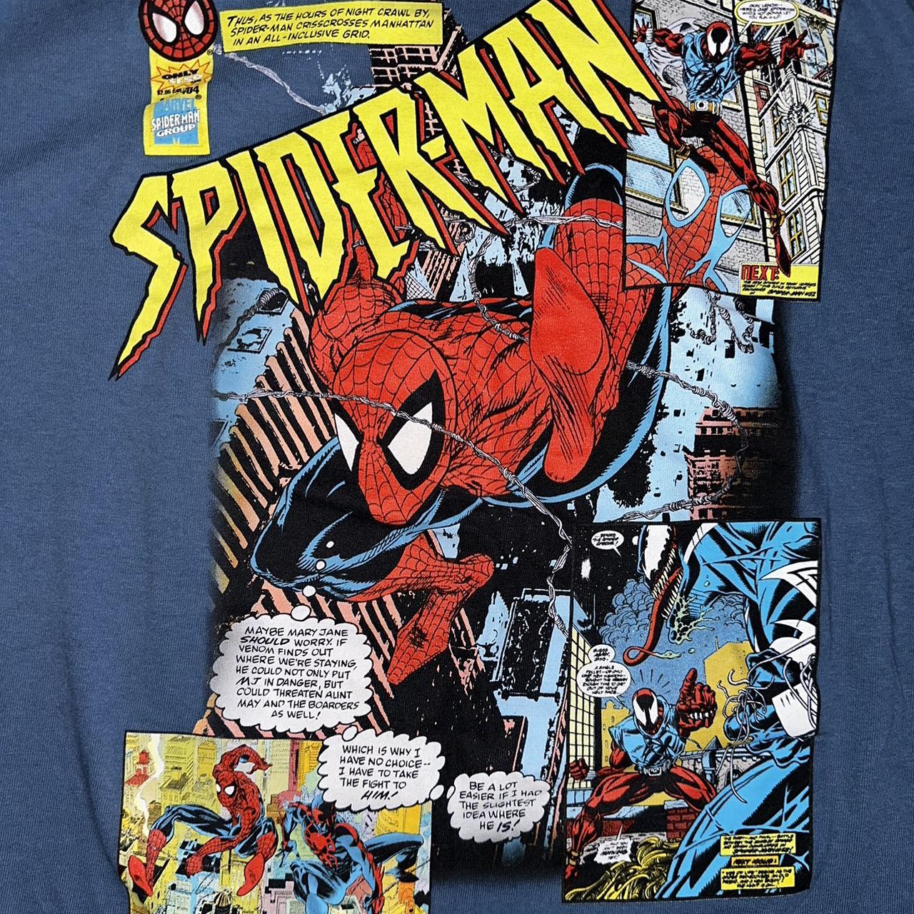 Mens Large Blue ‘spider-man’ T-shirt. Ask About - Depop