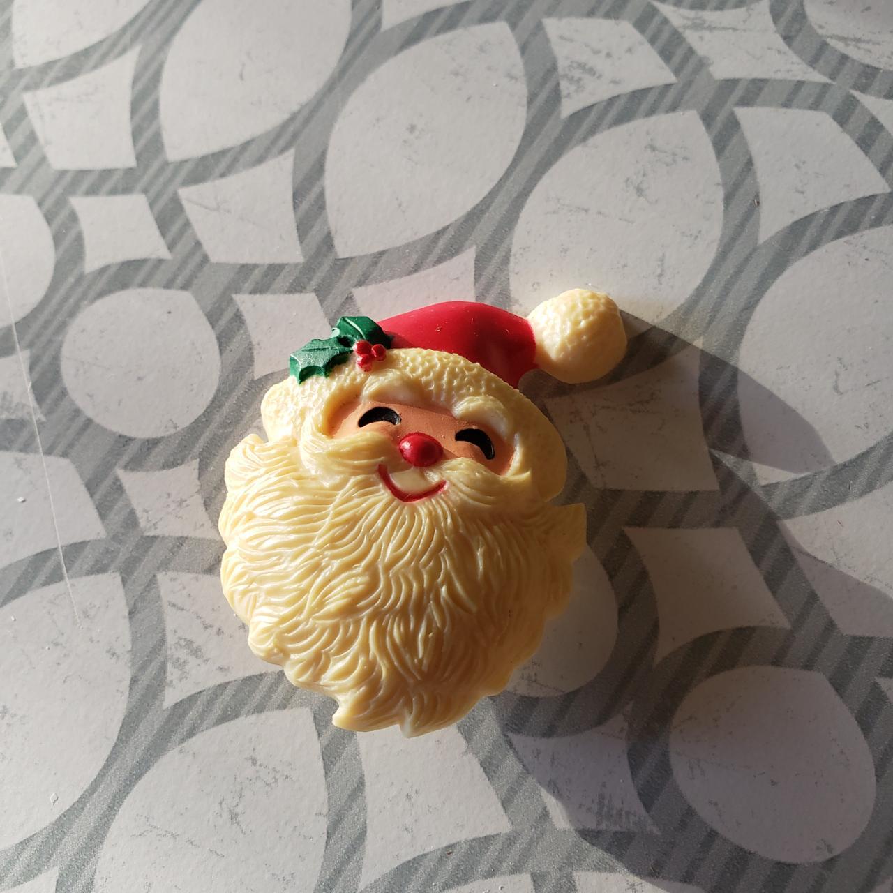 Vintage Hallmark Santa pin from 1984. In great... - Depop