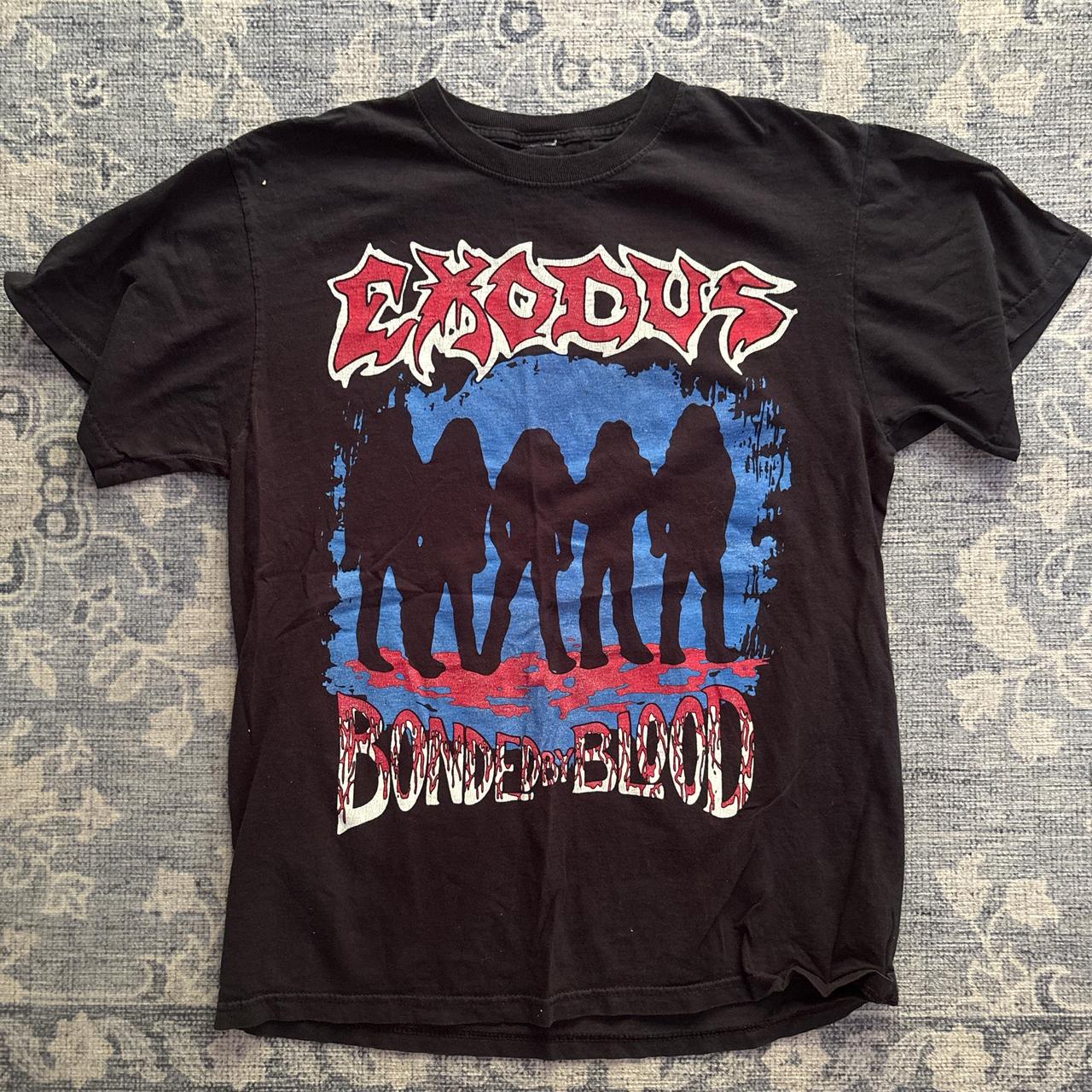 Exodus bonded by blood shirt, thrash metal, 80s,... | Depop