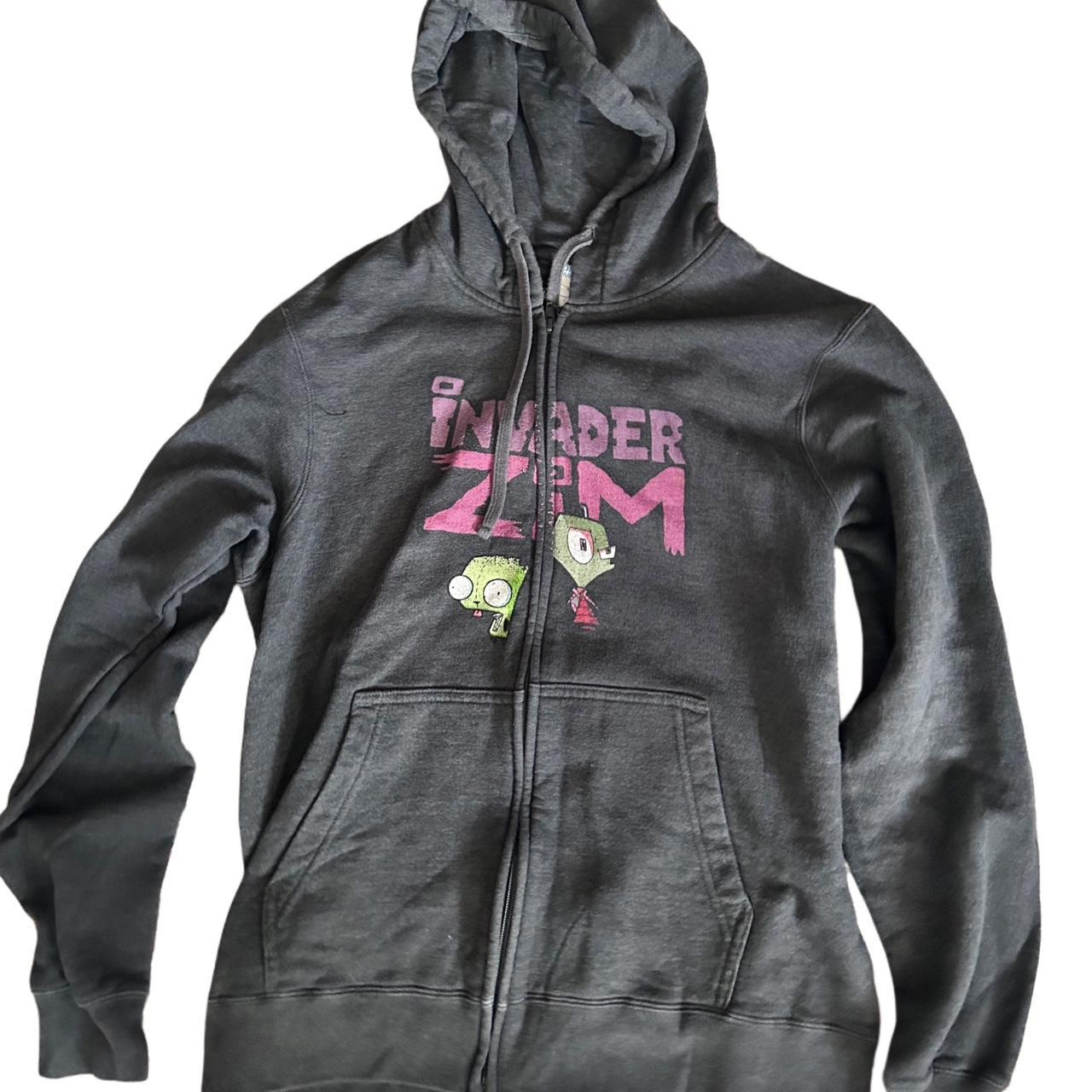 Custom Invader Zim Zip-Up Hoodie /... - Depop