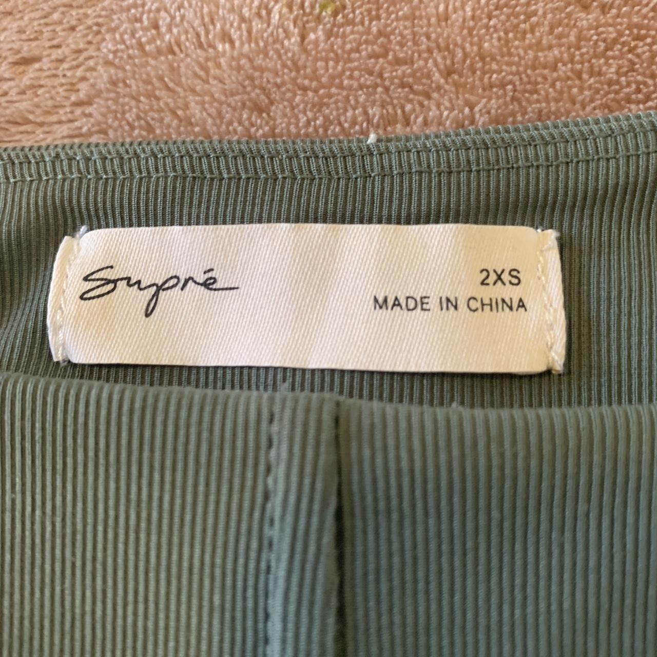 Suprè corset top in green 🌱 Worn only once in great... - Depop