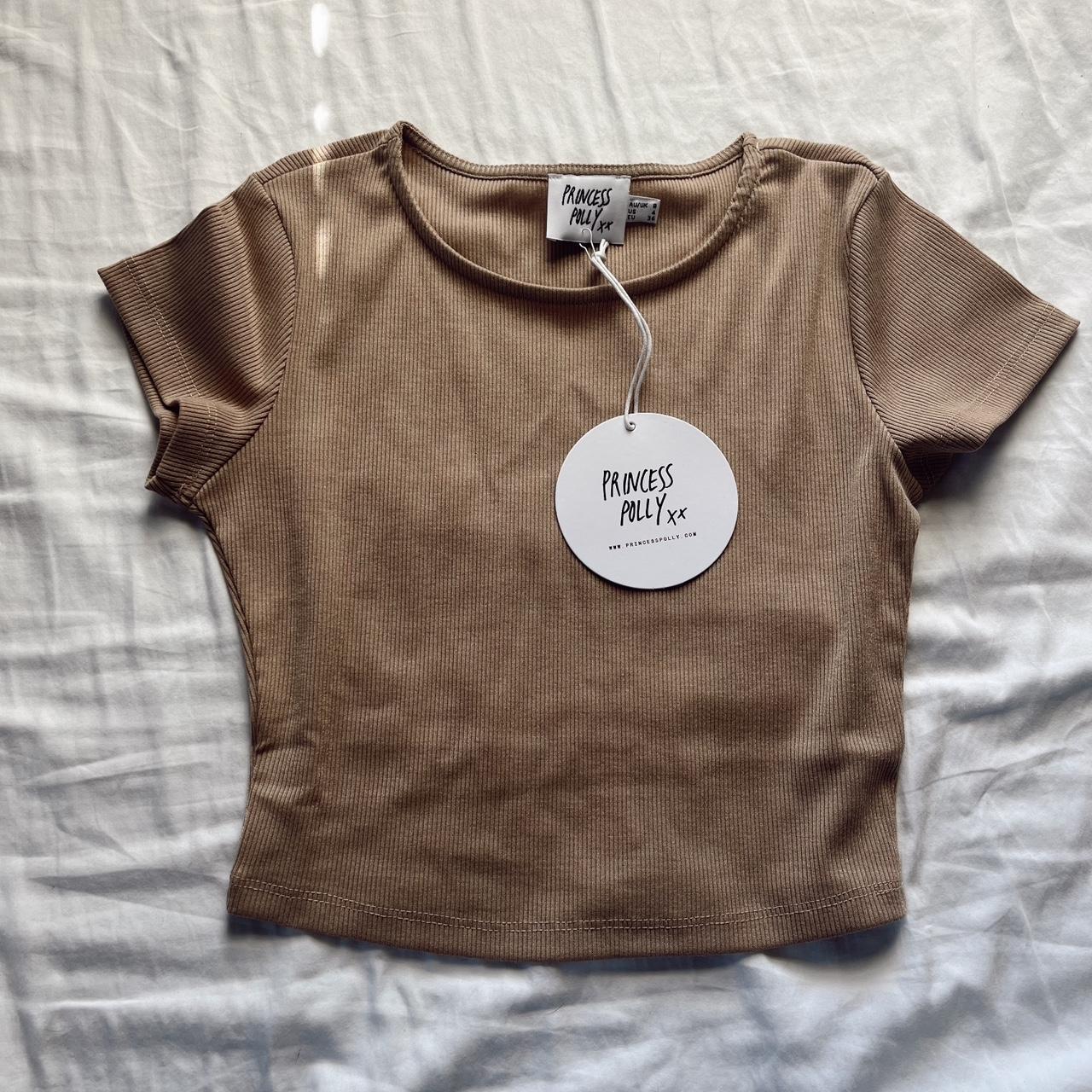 New with tags beige princess polly tee - size 4 -... - Depop