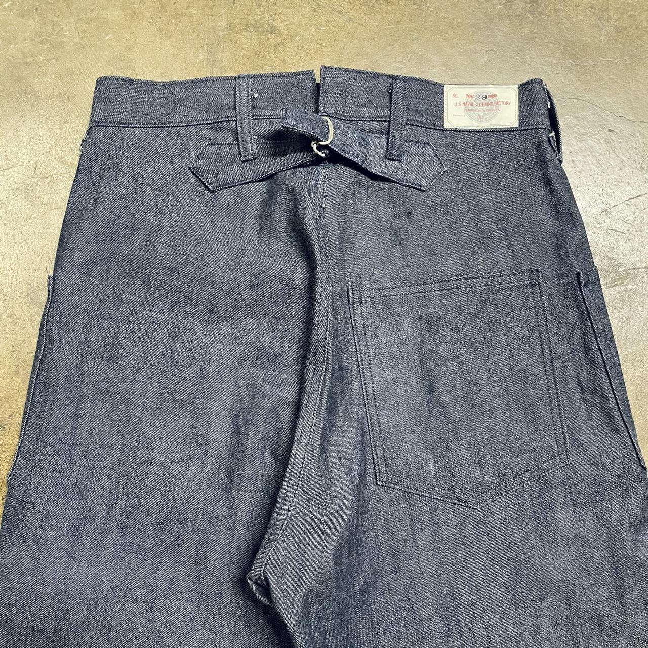 Bronson MFG Co 1917 Navy Buckleback Selevedge Denim... - Depop