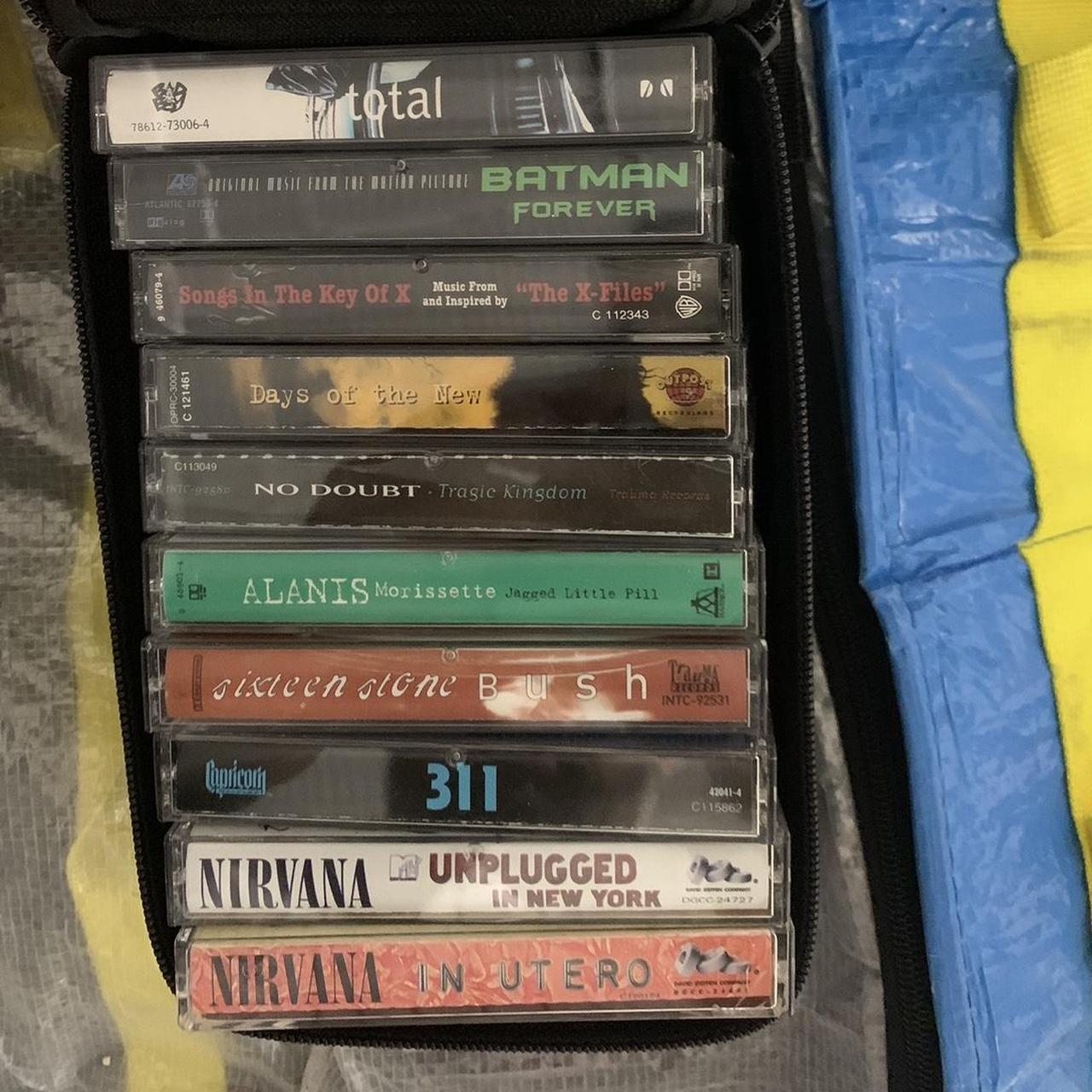 90s 10 cassette bundle with case. Original pressing... - Depop