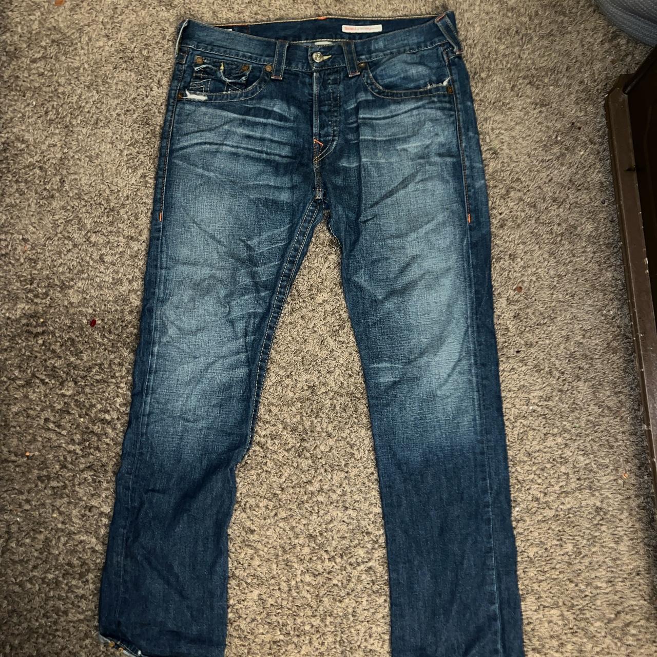 true religion denim slightly slim... - Depop