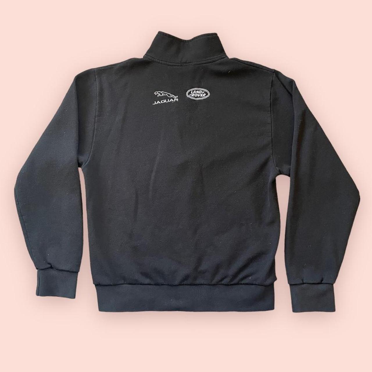 Jaguar Land Rover black 1/4 zip jumper -Size:... - Depop