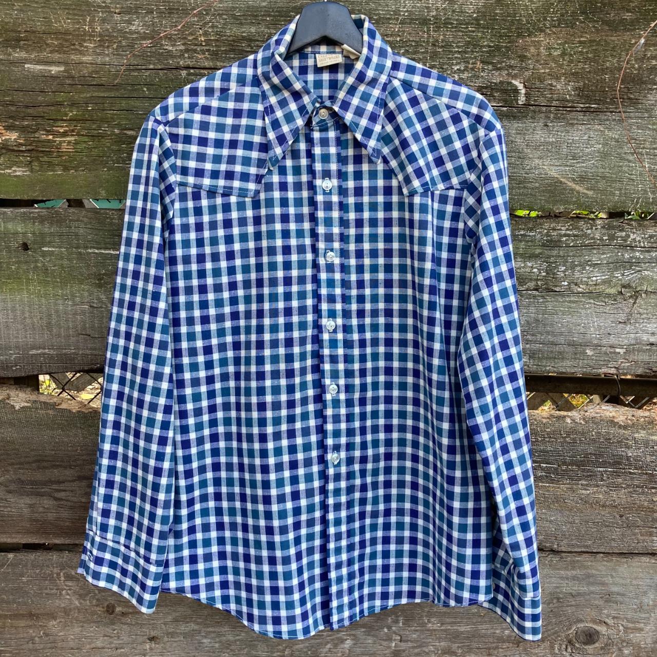 Vintage Western Button-up shirt | Heavy knit plaid |... - Depop