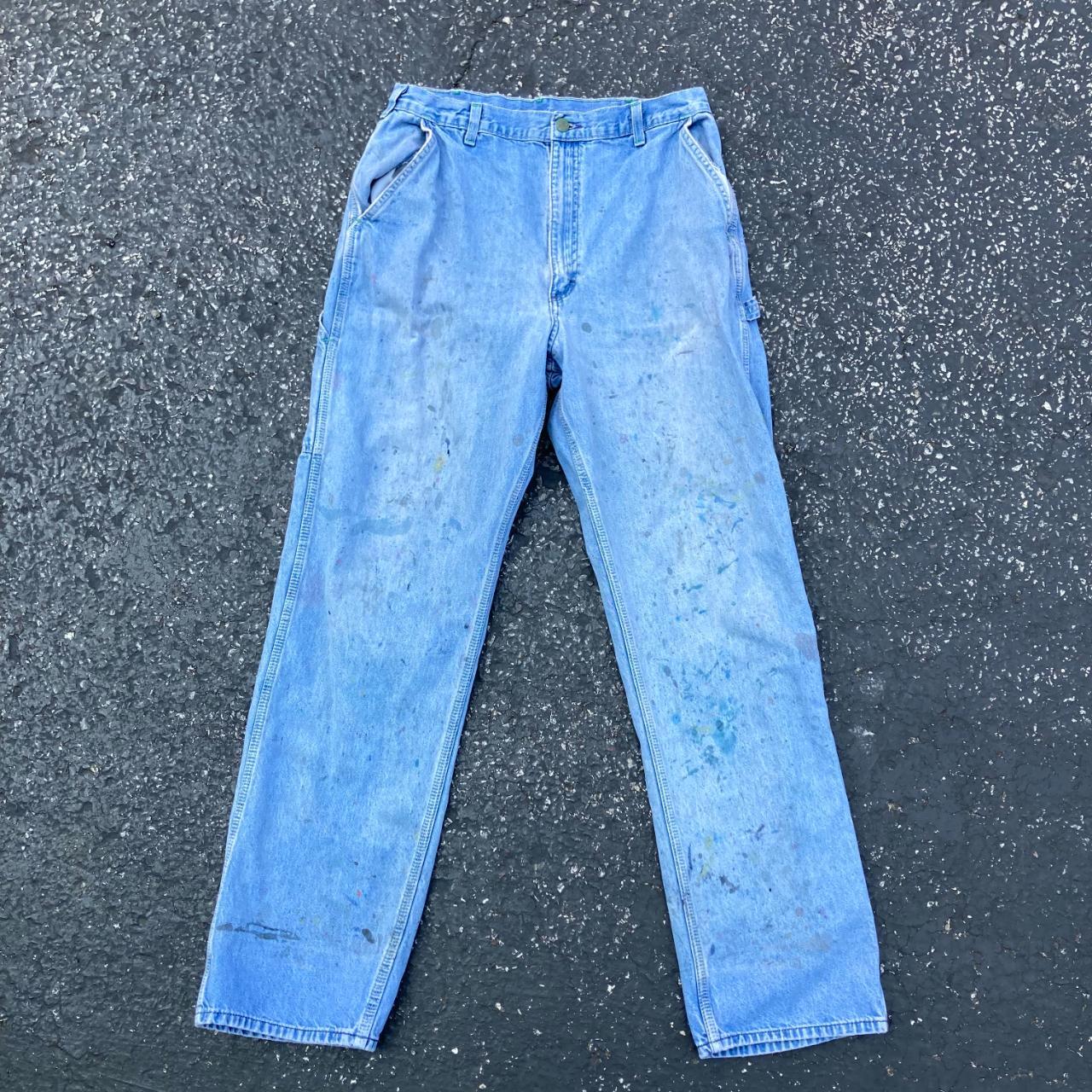 Vintage Carpenter Jeans Description: 90s Oshkosh... - Depop