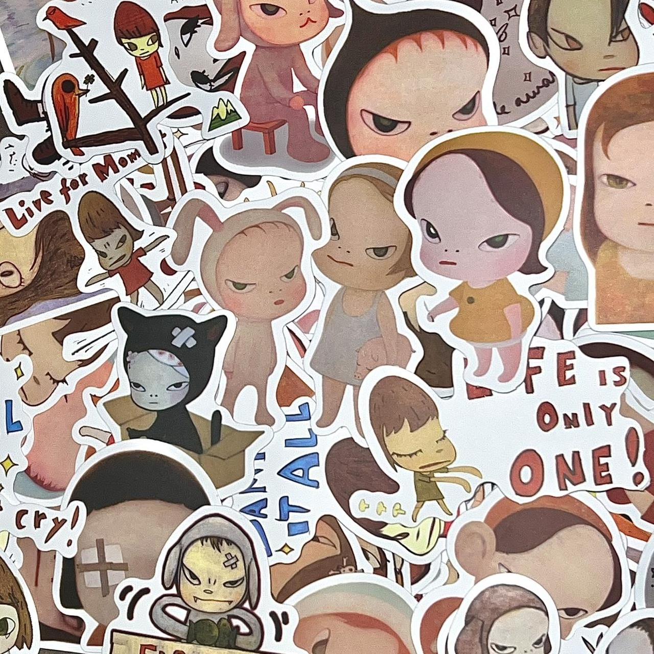 Yoshitomo Nara sticker 10 pack - randomized & no... | Depop