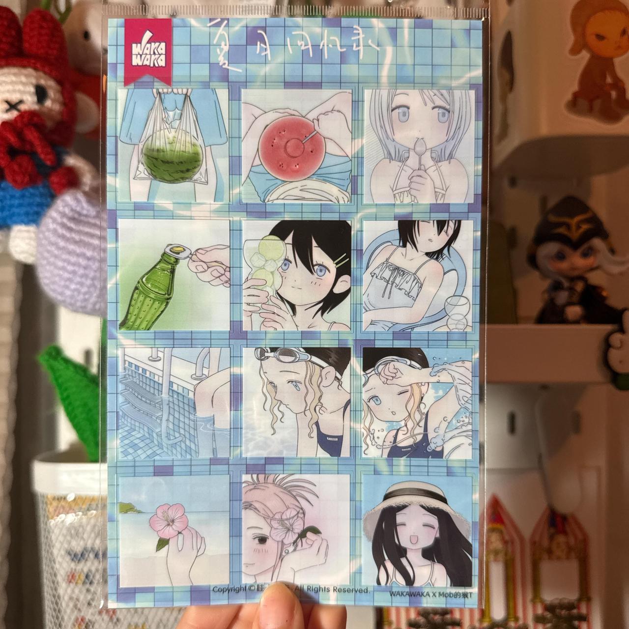 summer girls / mob sticker sheet ⋆⭒˚.⋆ - high... | Depop