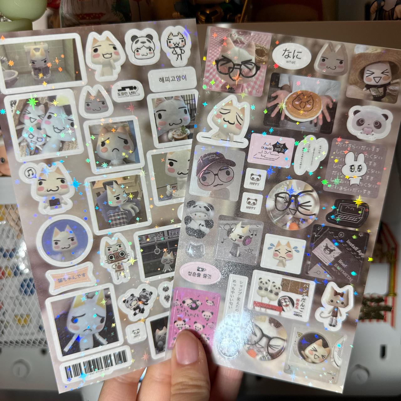 toro inoue theme sticker sheet duo - glossy high... | Depop