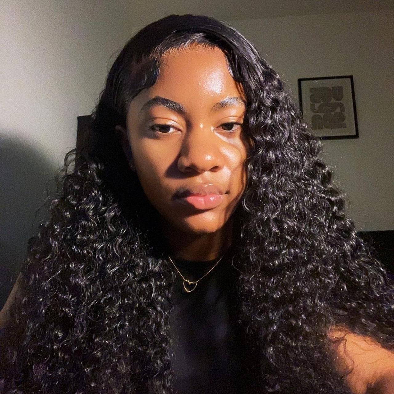 32 inch deep wave wig, 13x6 transparent lace - Depop