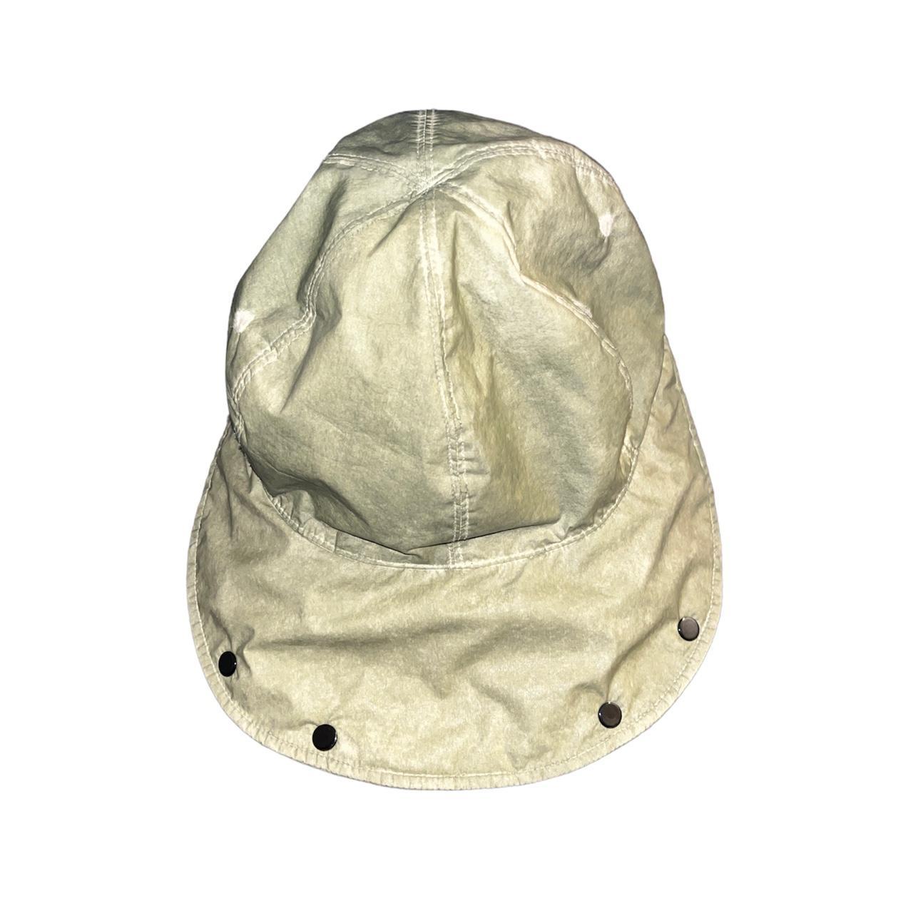 Stone Island Men's Green Hat | Depop