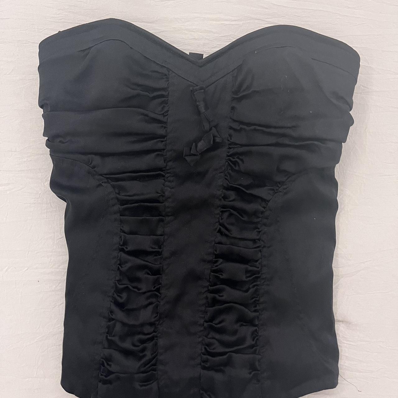 Black Bebe tube top - Depop