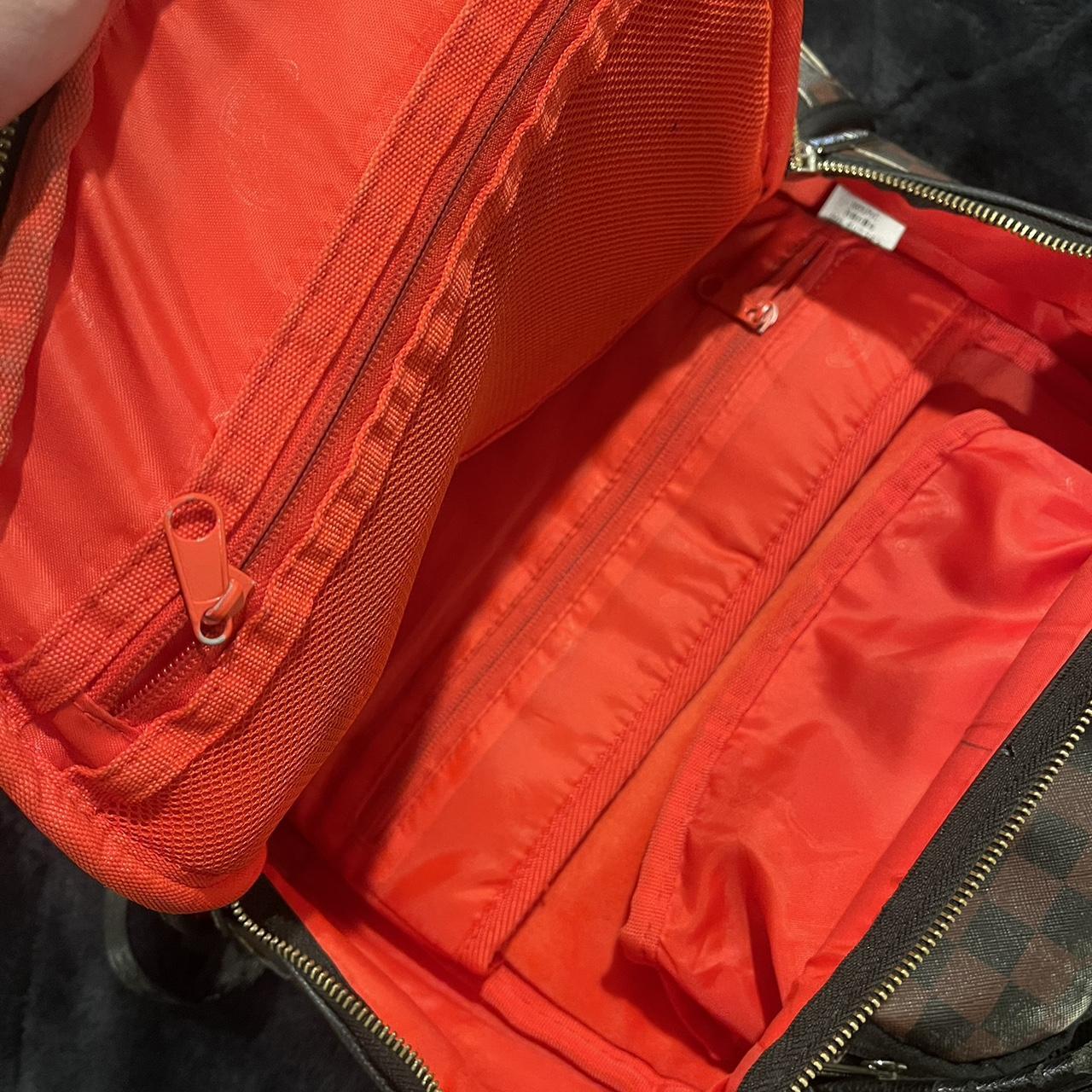 Used Sprayground Louis Vuitton Pattern Backpack... - Depop