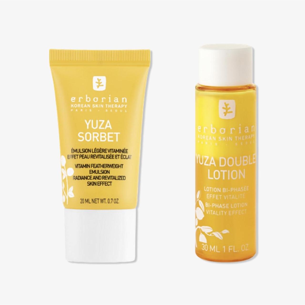Korean Skincare Yuza Double Lotion Plus Sorbet... - Depop