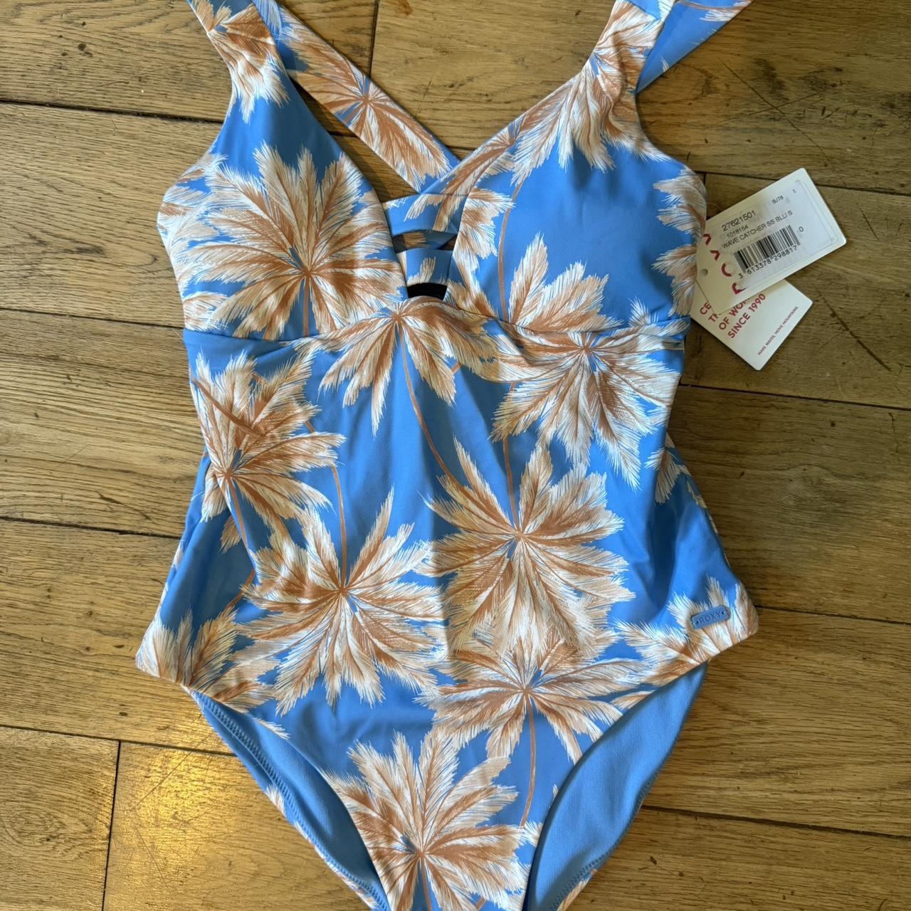 Roxy Wave Catcher swimming costume / swim suit -... | Depop