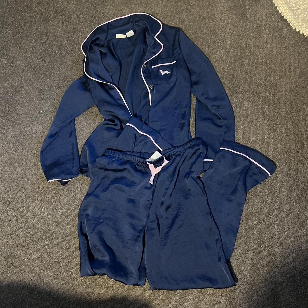 Peter Alexander long sleeve satin set Kids size 12 - Depop