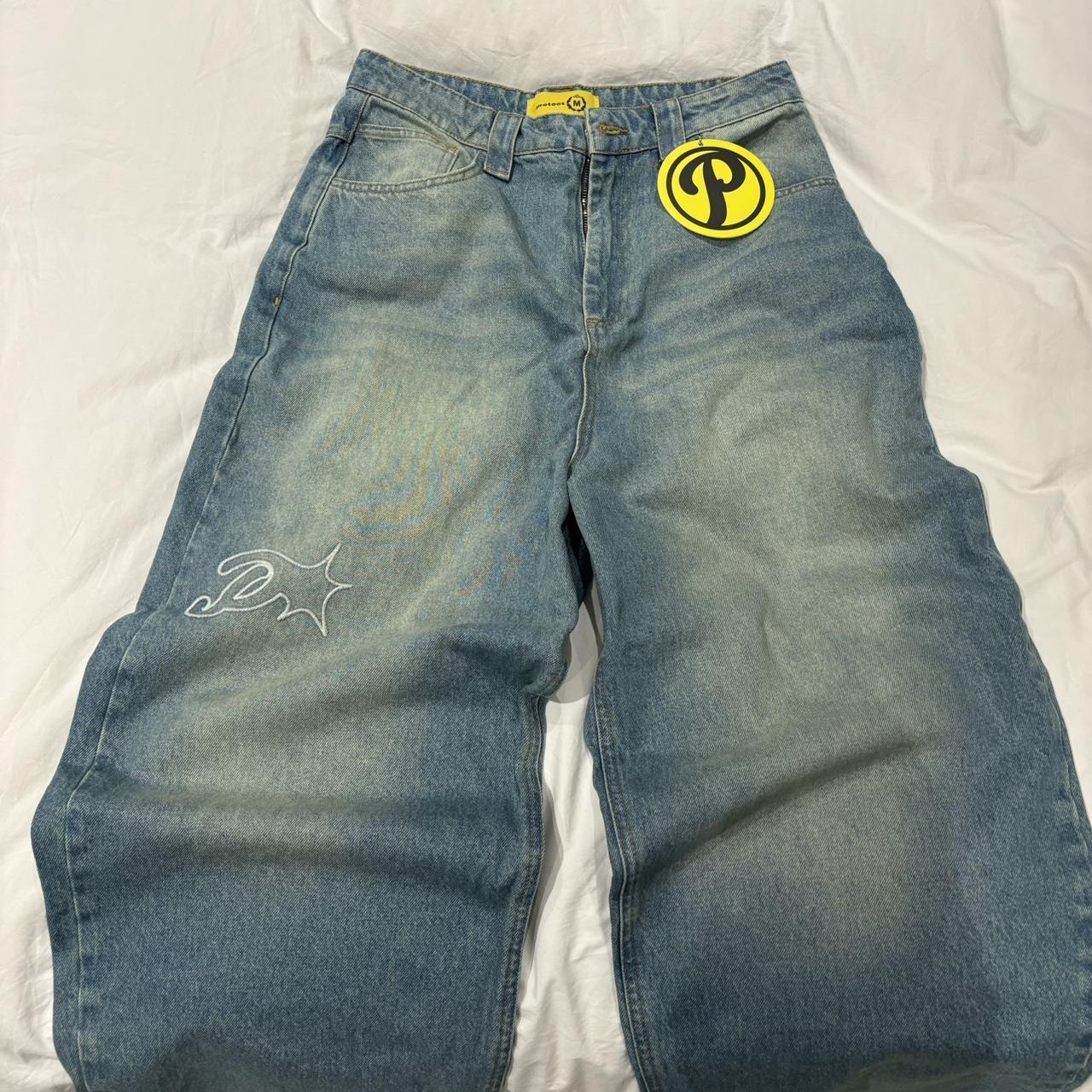 Authentic protect london jeans Mint condition never... - Depop