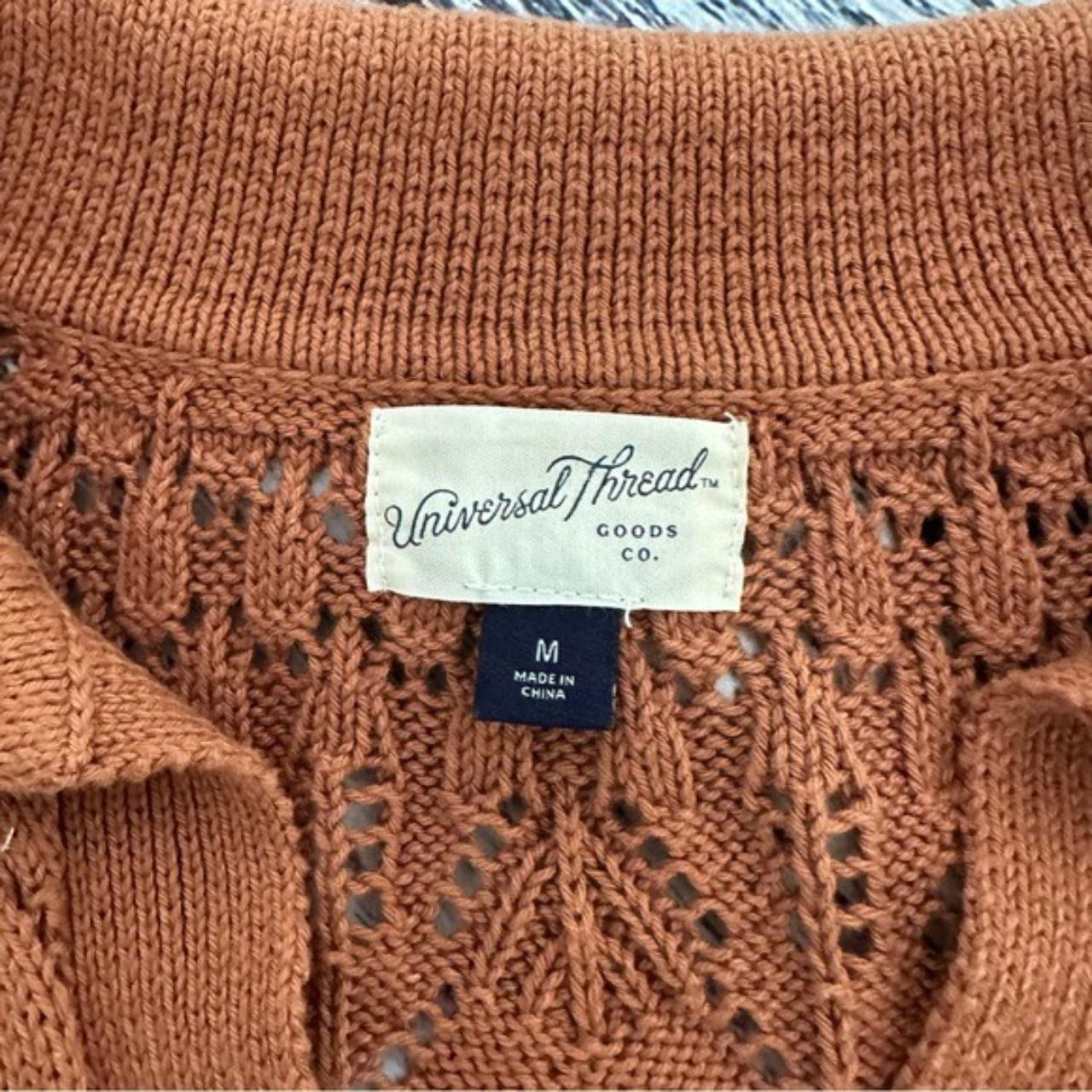Universal Thread 100% Cotton Pointelle Knit Preppy... - Depop