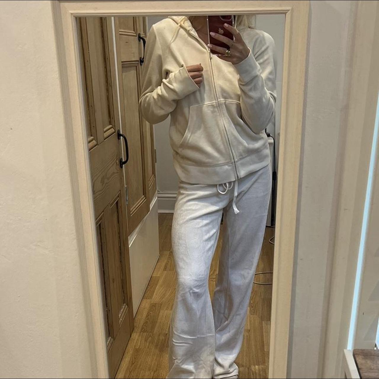 Cream juicy tracksuit with rhinestone pineapple... | Depop