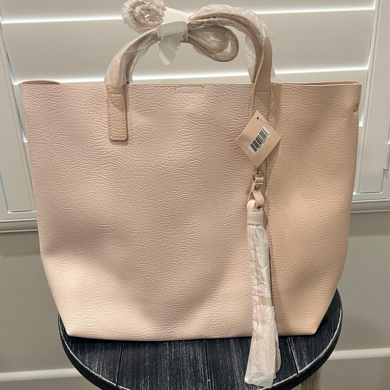 Ulta tote bag and matching wallet. Two toned pink.... - Depop