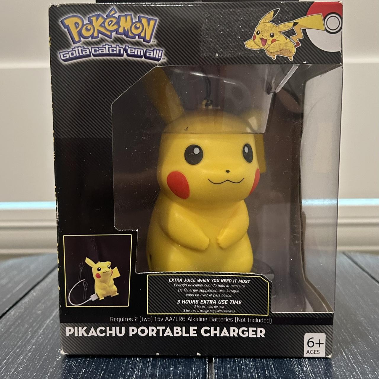 Pikachu portable charger. Provides 3 hours of extra... - Depop
