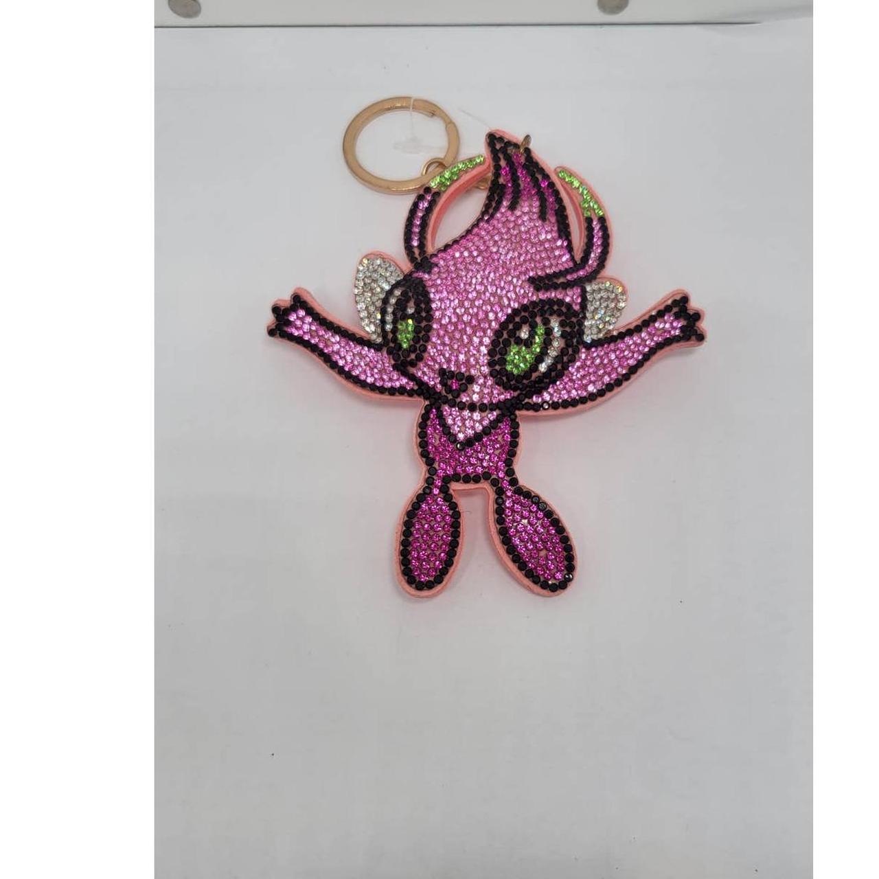 This is a Pink Shiny Celebi authentic rhinestone... - Depop