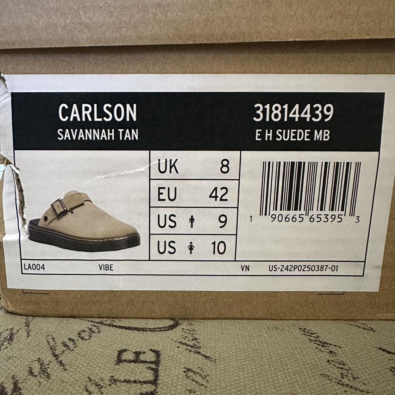 Tan Dr. Martens Carlson Mule only used once like... | Depop