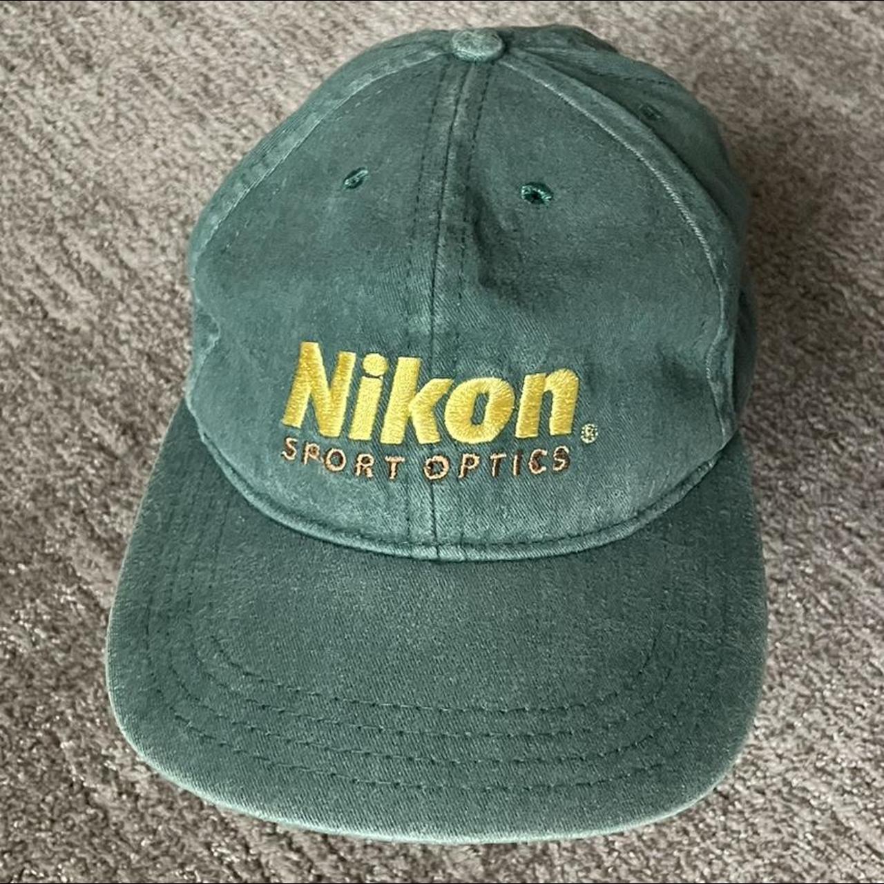 Vintage Nikon Camera Hat Snapback Cap Embroidered... - Depop