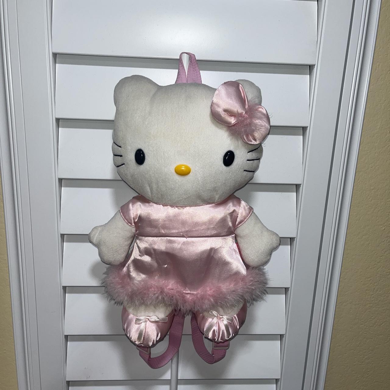 Adorable y2k hello kitty plush backpack!!! 🎀Only... - Depop