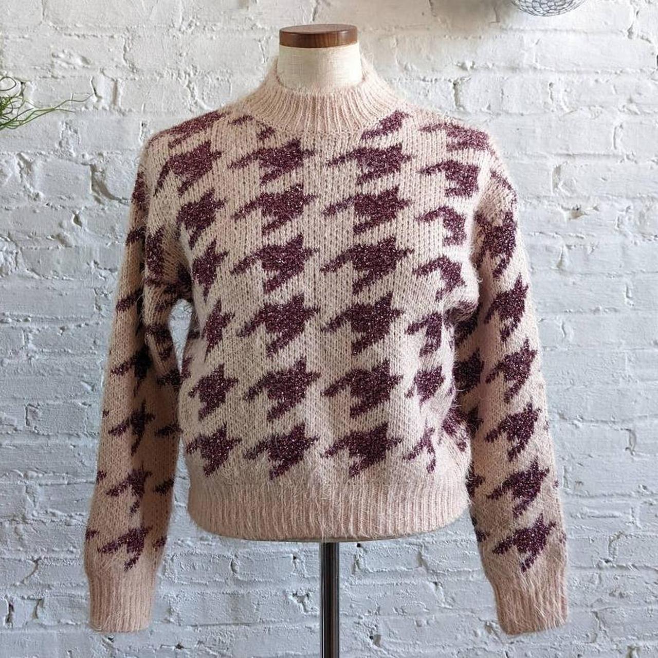 Retro Oversize Knit Fur Fuzzy Vegan Pastel Barbie... - Depop