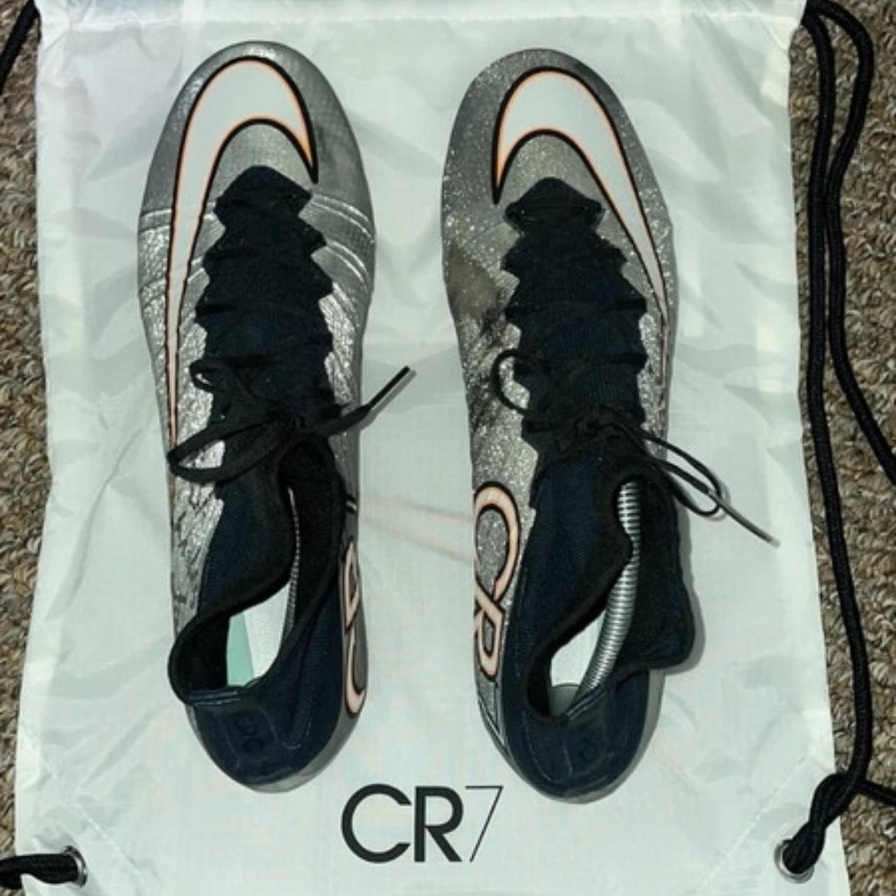 Nike Mercurial Superfly IV CR7 Silverware - Silver /... - Depop