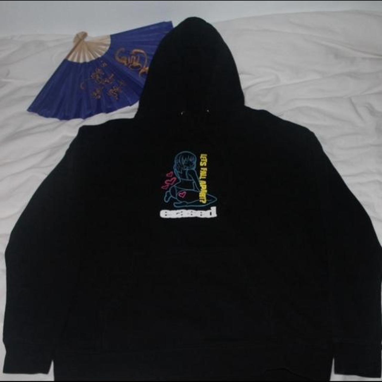 ERASED PROJECT Anime Girl Hoodie L - Depop