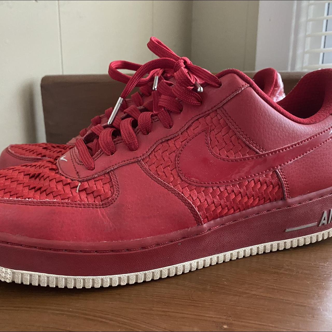 Nike Air Force 1 Low AF1 '07 LV8 Gym Red Summit... - Depop