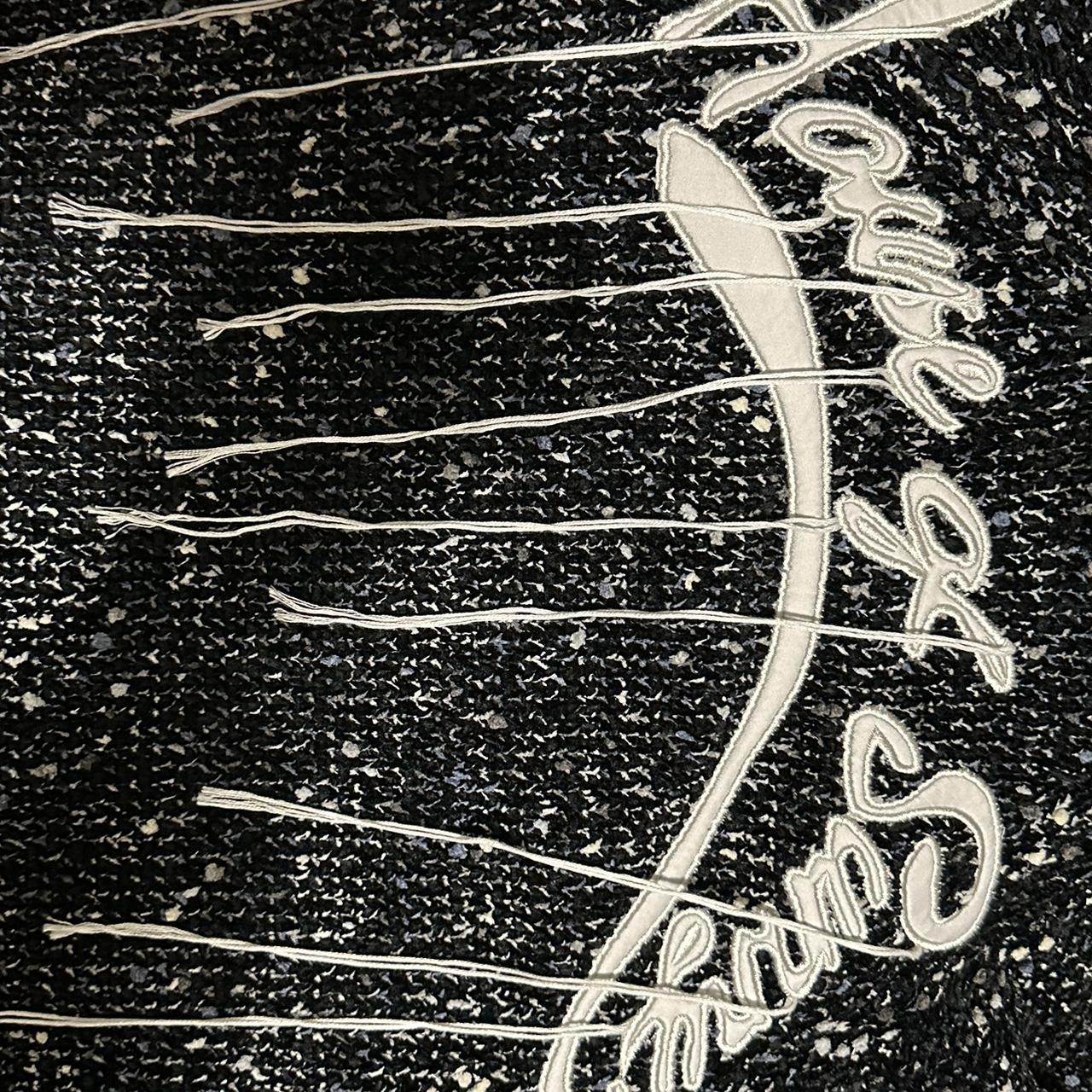 House of Sunny purple, black and white embroidered... - Depop