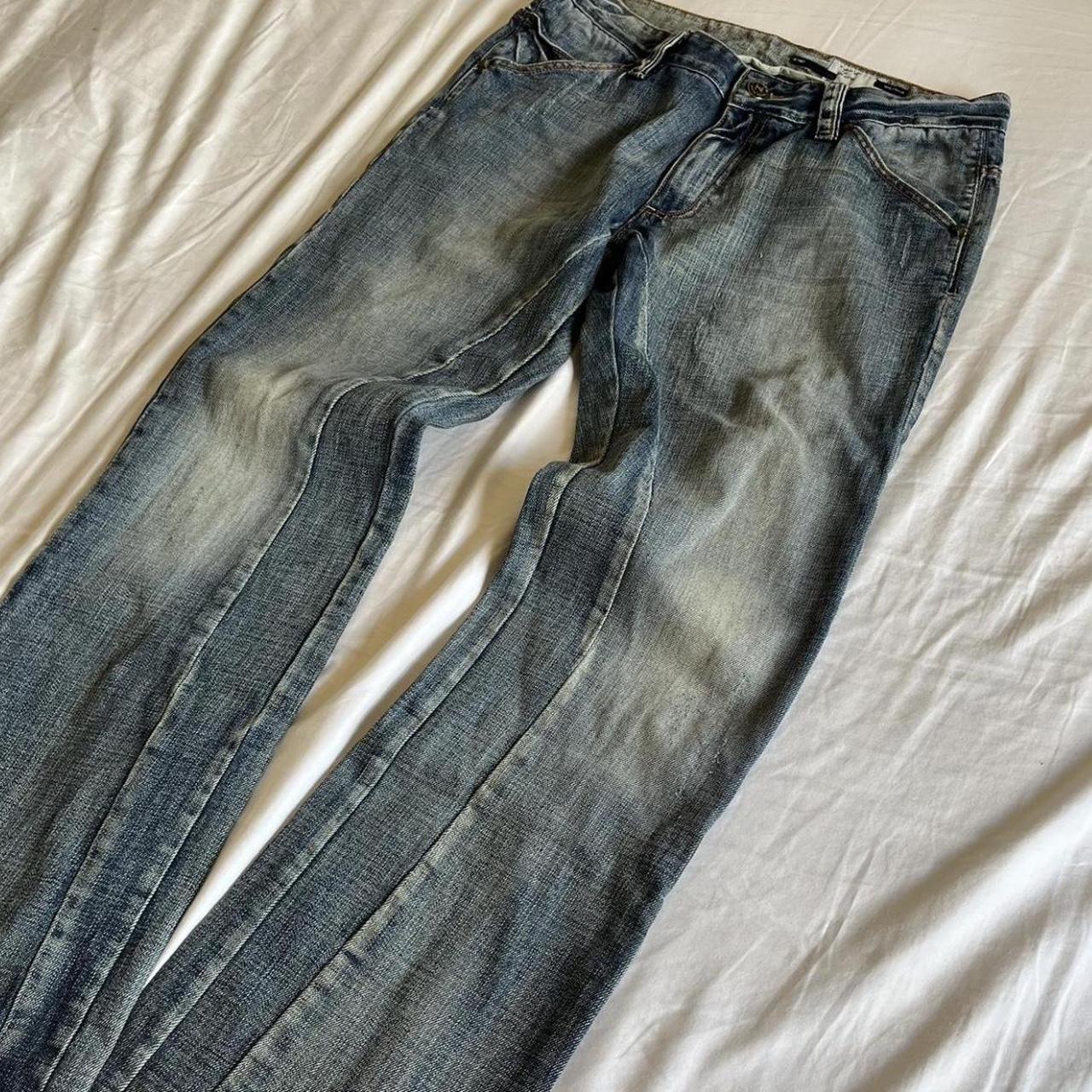 Projek raw bootcut jeans Rick Owen inspired... - Depop
