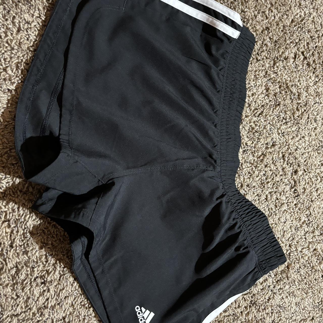 black adidas shorts never work or used no deficits - Depop