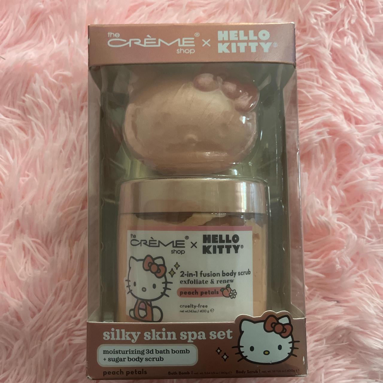 hello kitty body scrub & bath bomb 🧡 - Depop
