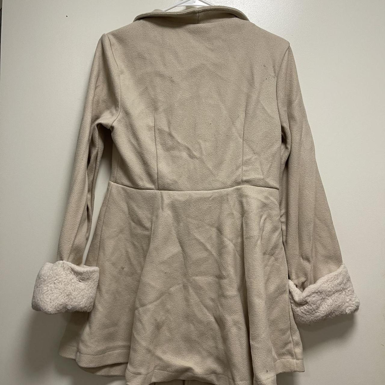 Shein Trench coat woman’s size small never worn - Depop