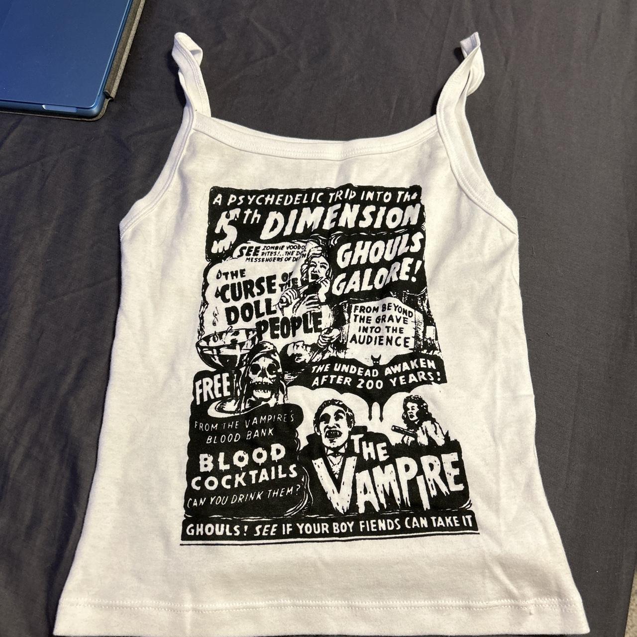 horror tank-top from lizzybtq! tagged brandy for... - Depop