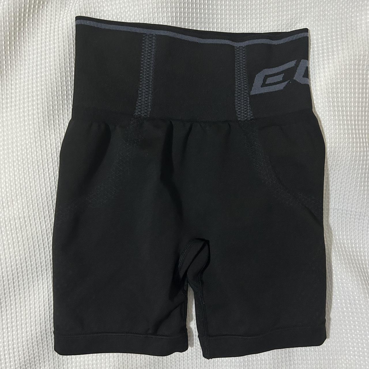 ECHT black seamless bike shorts Unsure on size but... - Depop