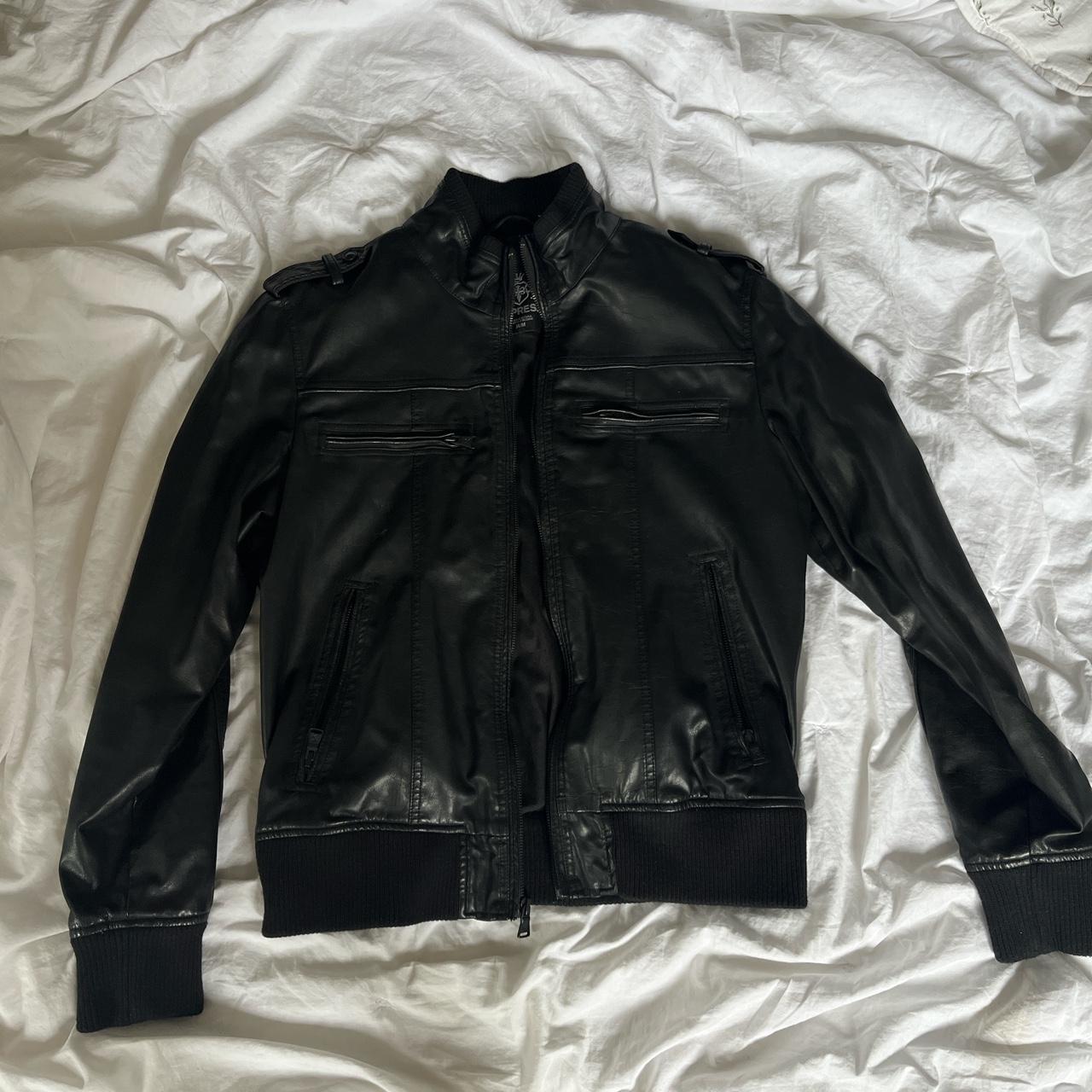 Express Men's Black Jacket | Depop