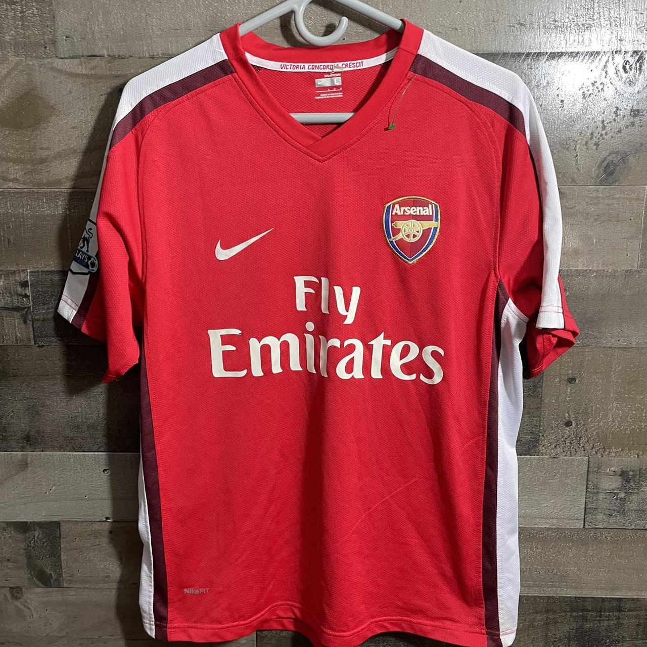 Nike fly emirates ARSENAL V Persie dri fit jersey... - Depop