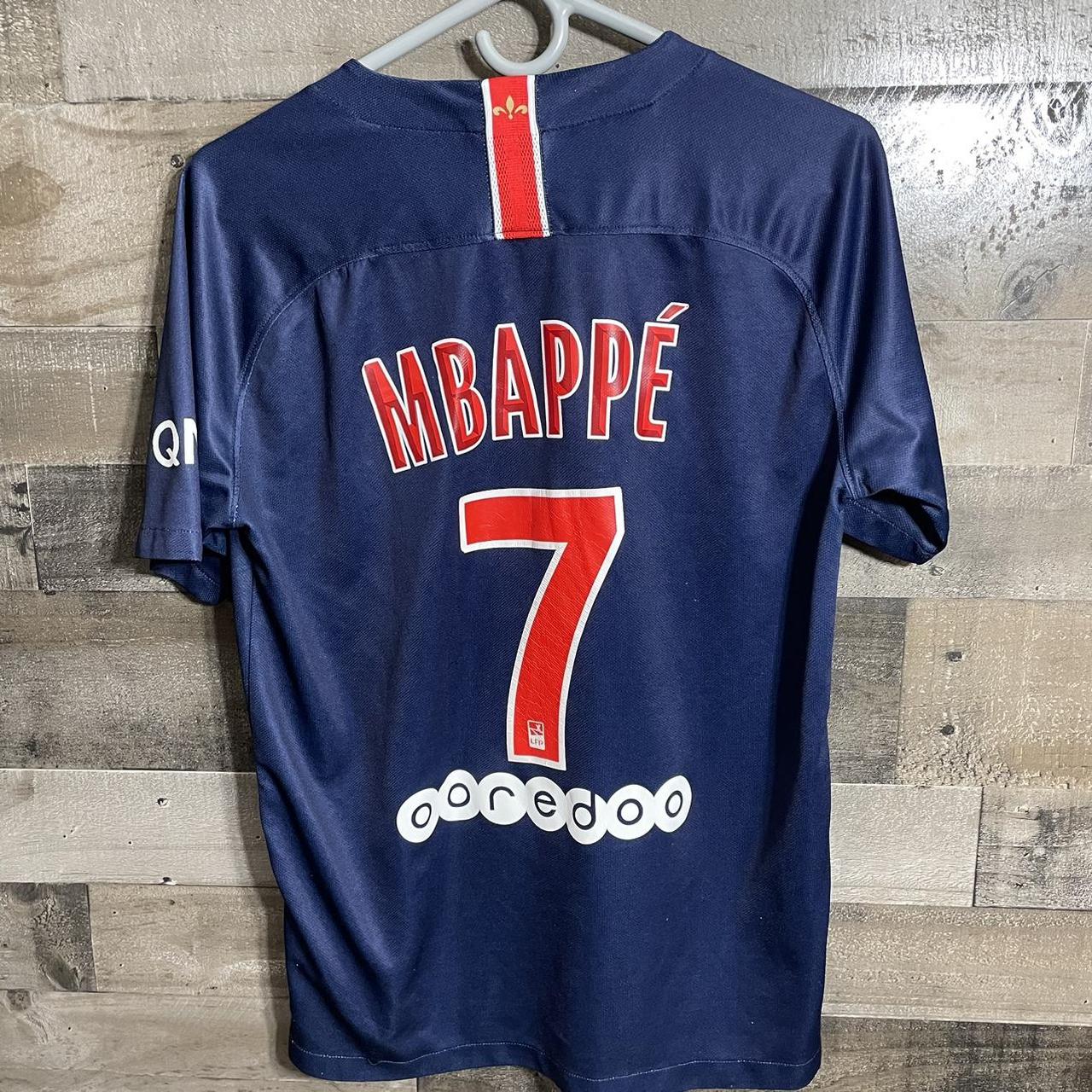Nike PSG Kylian MBAPPE fly emirates 2018 football... - Depop