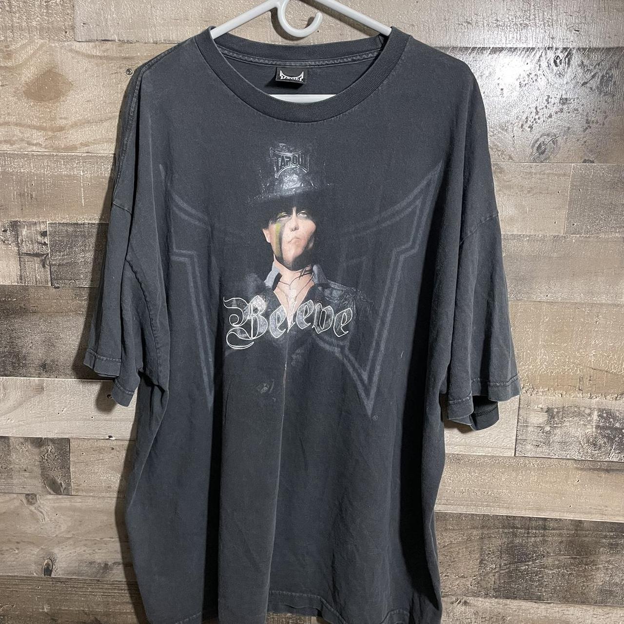 vintage 2000s TAPOUT Charles Lewis JR “MASK” graphic... - Depop