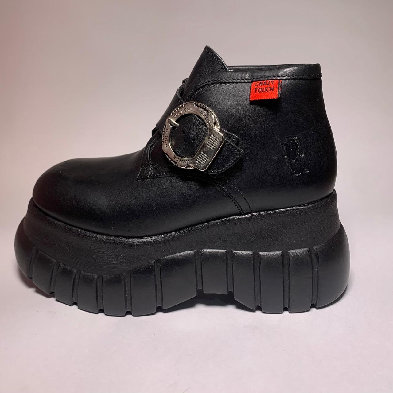 insane vintage deadstock platform shoes made in... - Depop